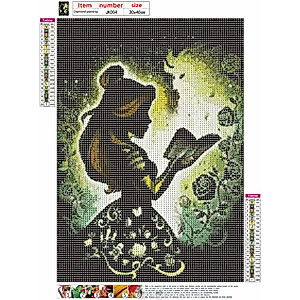 ZSWLLHP 8 Pack Disiney Diamond Painting Kits,Upgrade Diamond Art Kits for Adults,Cross Stitch Full Drill Shiny Diamond Embroidery Pictures Arts Craft for Home Wall Decor Gift 12X16inch