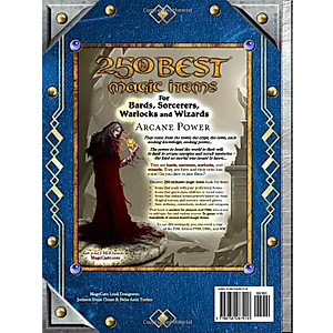 250 Best Magic Items for Bards, Sorcerers, Warlocks, and Wizards: For Fifth Edition Players and GMs (250 Best Magic Items for 5th Edition (5e))