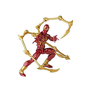 Spider-Man Marvel Legends Series 6-inch Iron Spider Action Figure Toy, Includes 2 Accessories