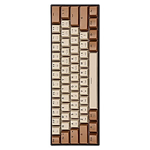 Zyyini 61keys Mechanical Keyboard,Line Separation Typ C Gaming Keyboard Mixing Light Ergonomics Key,Computer Keyboard for Win2000, ME,XP, Vista,Win 7,HarmonyOS, Win 8,Win 10,Android,OS X(Green axis)