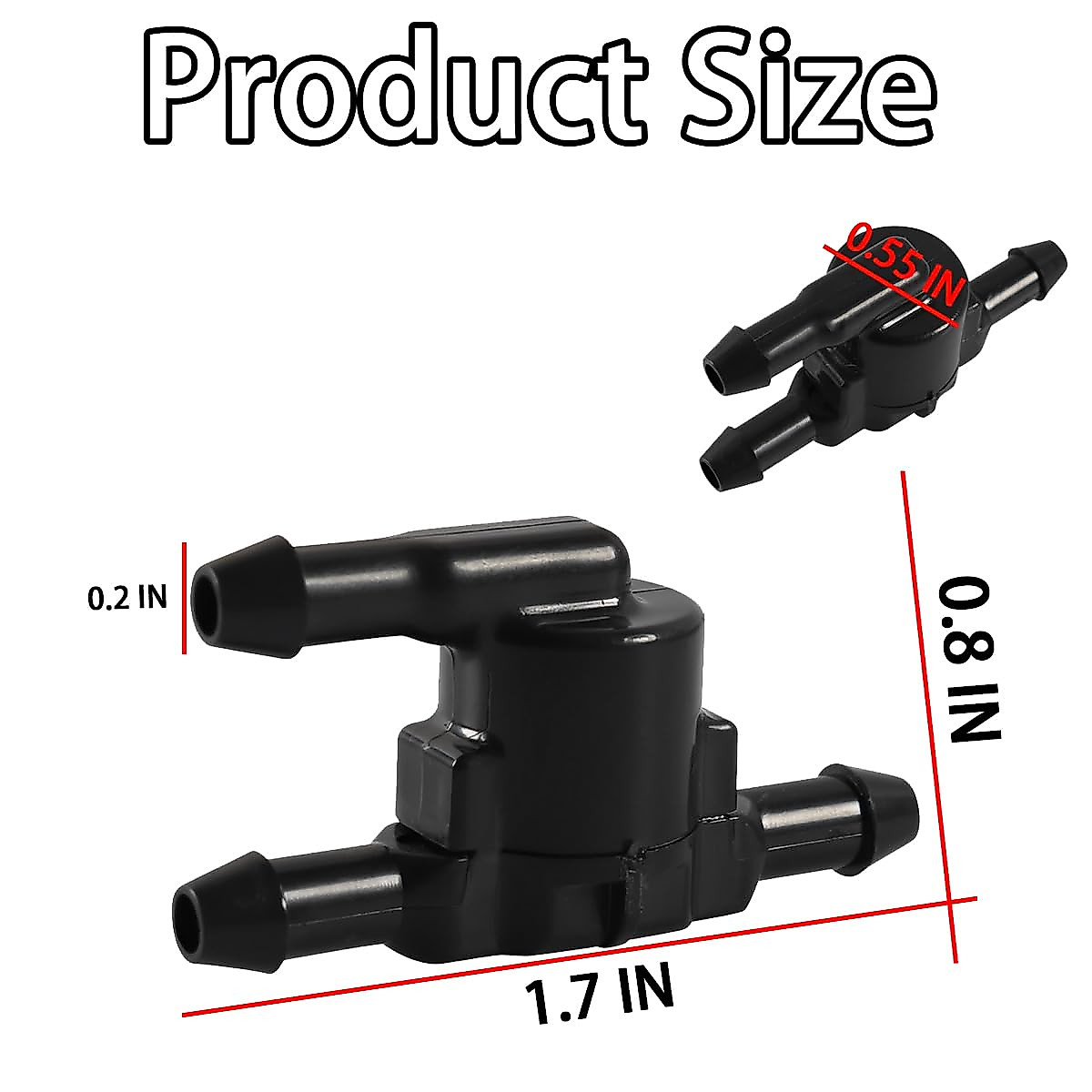 AICEL Wiper Washer Windshield Check Valve, 2 Pcs Car Spray Jet Kit Replacement, Windscreen Wiper Nozzle Connector Check Valve, Replaces OEM #: 85321-28020, Automotive Accessories for Most Vehicles