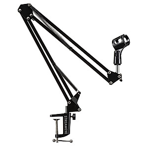 StreamEye BOOMARM1 Microphone Boom Arm for XLR Microphone with Detachable Mic Clip