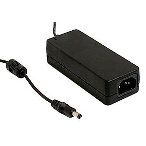 MEAN WELL GST40A48-P1J GST Series 40 W Single Output 48 V DC Plug Desktop Green Adaptor (Level VI) - 1 item(s)