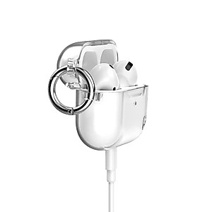 Speck Products Presidio Clear for Airpods Pro 2nd/1st Generation Case, Clear/Bright Silver