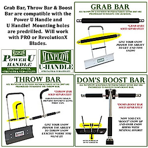 Manplow PRO42 2pk PRO Snow Pusher, 42"