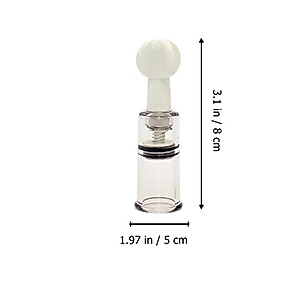 SUPVOX 4PCS Nipple Sucker Inverted Nipples Corrector Women Breast Suction Cup for Flat Nipples Breastfeeding Female Supplies