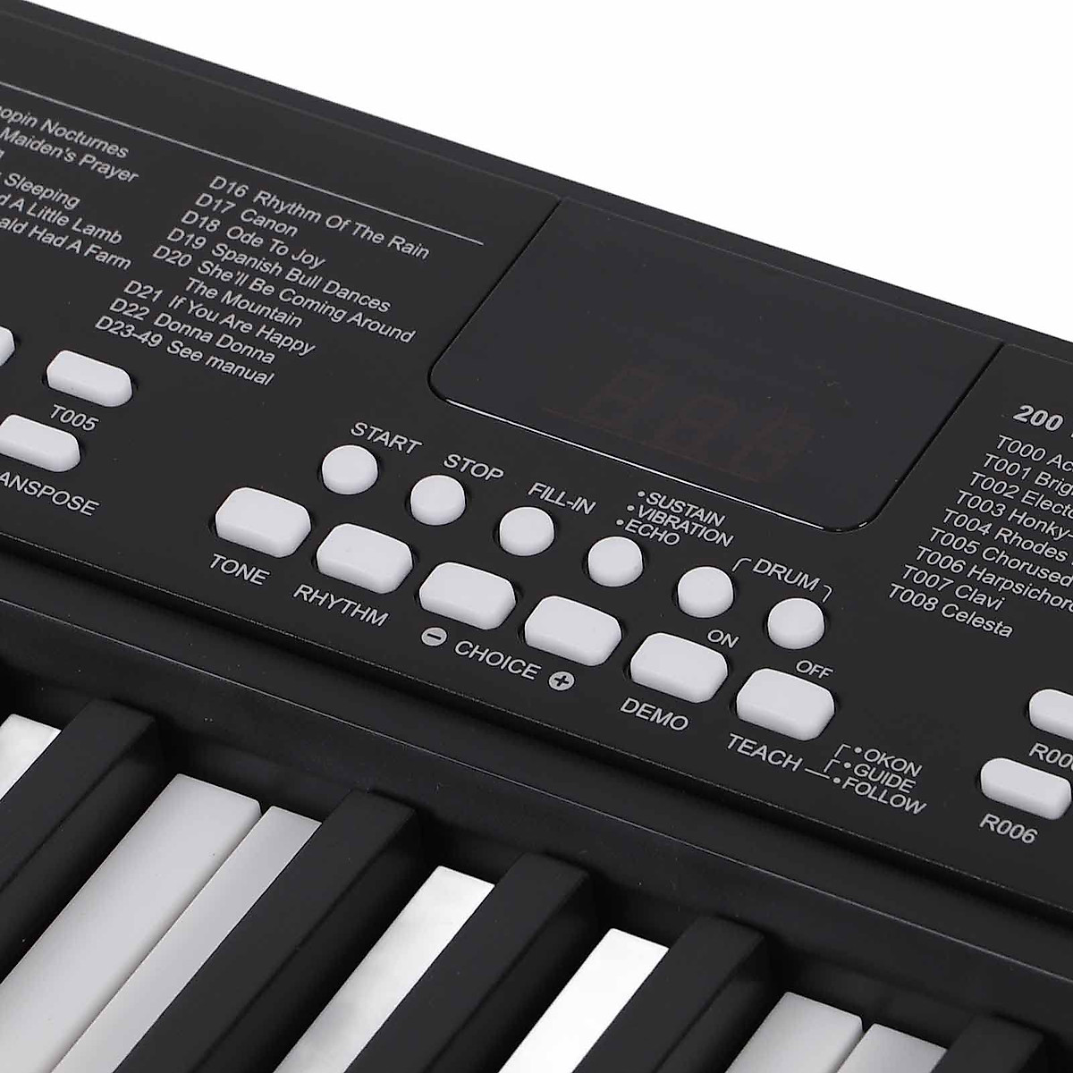 37 Key Piano Keyboard,Electronic Rechargeable Piano with Headphone Jack,Musical Instruments