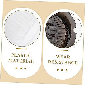 MAGICLULU 60 Pcs Packing Box Cake Box Cake Transporter Clear Muffin Single Container Foam Cooler Single Cake Holders Cake Container with Lid Cheese Cakes Pastry Individual Salad Plastic