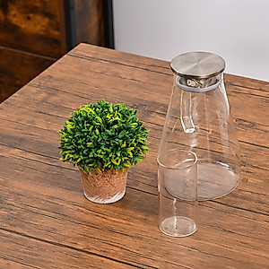 HOMCOM Counter Height Bar Table Set for 4, Square Kitchen Table and Chairs Set with Footrest, Metal Legs, Industrial Dinner Table Set for 4, Walnut