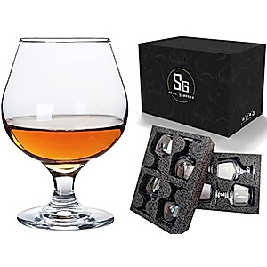 Glsairy Cute Shot Glasses Small Brandy Snifters Set of 8 | Cognac glasses | Port Glasses | Tequila Glasses(1.75 oz | 50ml)