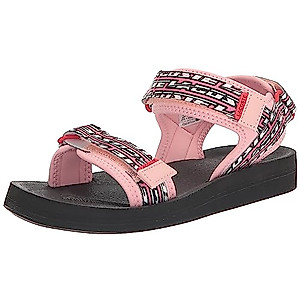 Lacoste Women's Suruga Sandal, Light Pink/Black, 7