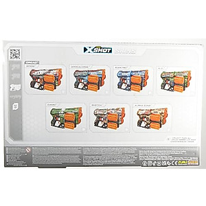X-Shot Skins Dread Foam Blaster (12 Dart) by ZURU x Sonic The Hedgehog Toy for Kids, Teens, Adults