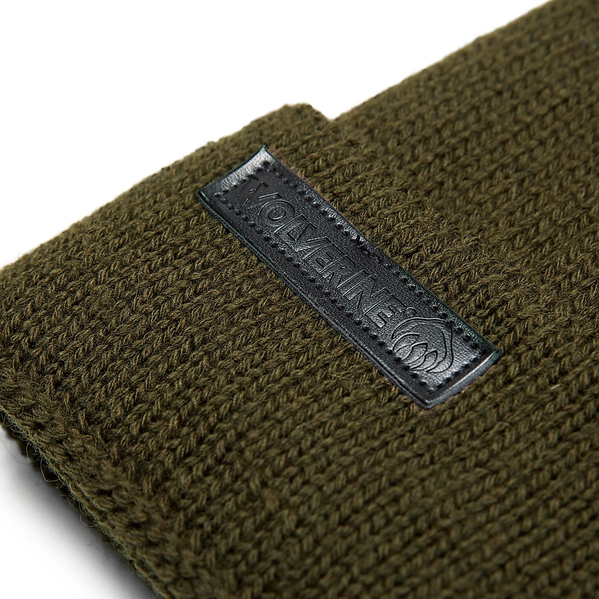 WOLVERINE Unisex Performance Beanie-Durable for Work and Outdoor Adventures (One Size Fits Most), Wool Watch-Dark Olive