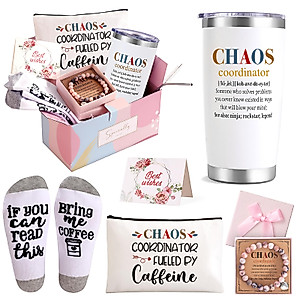 Thank You Gifts for Women, Chaos Coordinator Gifts for Coworker Bosses Day Employee Teacher Nurse Appreciation Gifts, Administrative Professional Day Gifts,Farewell Gifts, Christmas,Birthday Gifts