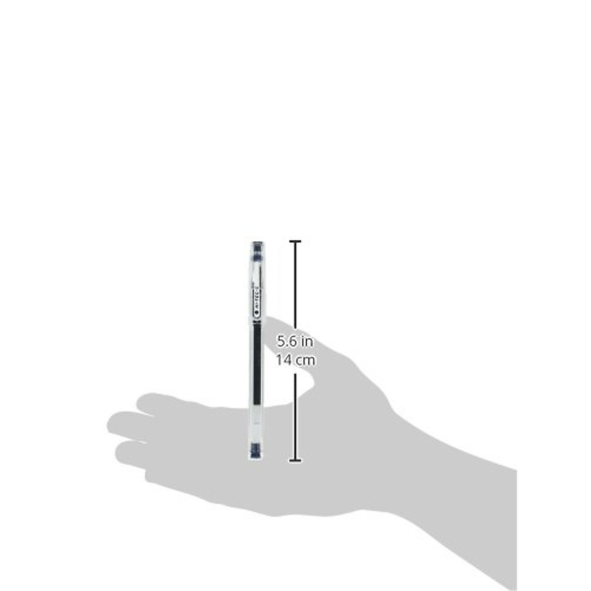 PILOT Gel Ballpoint Pen, Hi-Tec-C 03, Extra Fine, Blue Black (LH-20C3-BB)