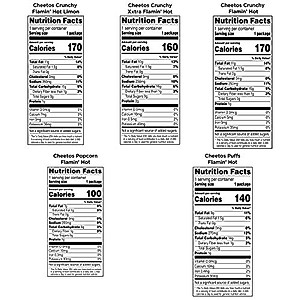 Cheetos Flamin' Hot Variety Pack, 40 Count