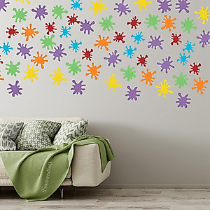 Framendino, 200 Pieces Paint Splatter Confetti Party Decorations