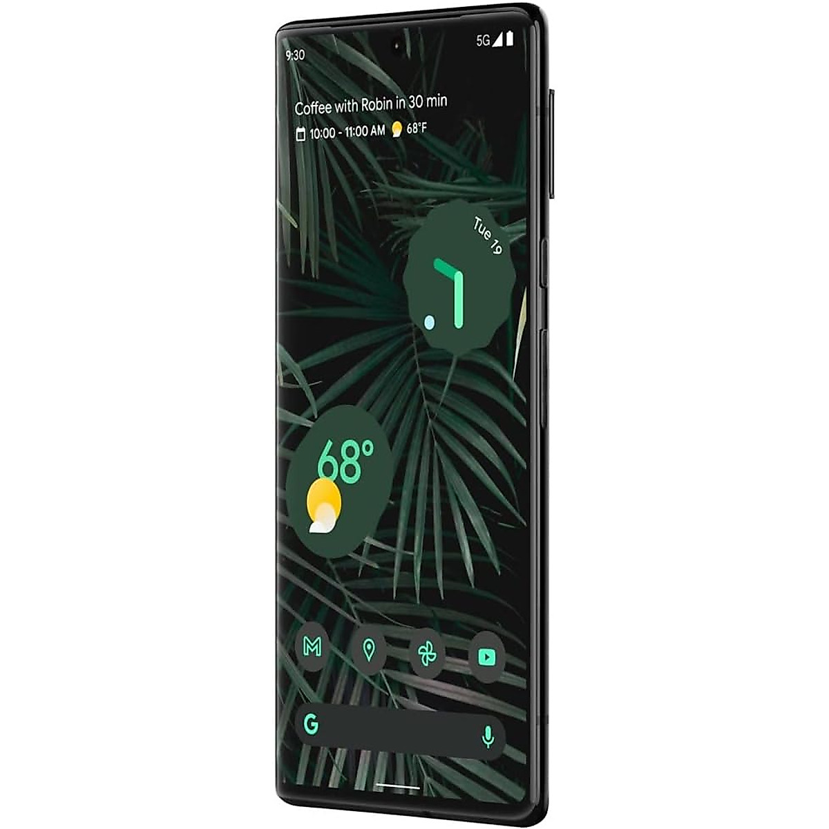 Google Pixel 6 Pro - 5G Android Phone - Unlocked Smartphone with Advanced Pixel Camera and Telephoto Lens - 128GB - Stormy Black (Renewed)