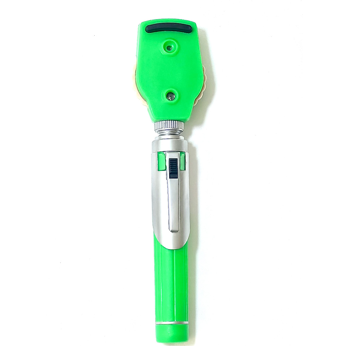 Cynamed Otoscope - Ear Scope with Light, Ear Infection Detector, Both Adult and Pediatric Disposable Specula Tips (Green)