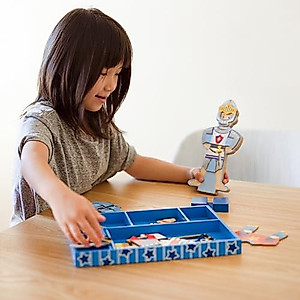 Melissa & Doug Joey Magnetic Wooden Dress-Up Pretend Play Set (25+ pcs) for Toddlers and Preschoolers Ages 3+