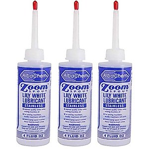 Machine Lubricant Zoom Spout Prefilled Oil Dispensers Set of 3