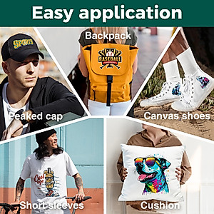 TJ-OCEAN DTF Powder Film Kit for Sublimation & DTF Printer,23Pcs Sensor recognition Stickers,17.6OZ White Digital Hot Melt Adhesive Powder&10 Direct to Film Iron-on Transfer Paper for all Color Fabric