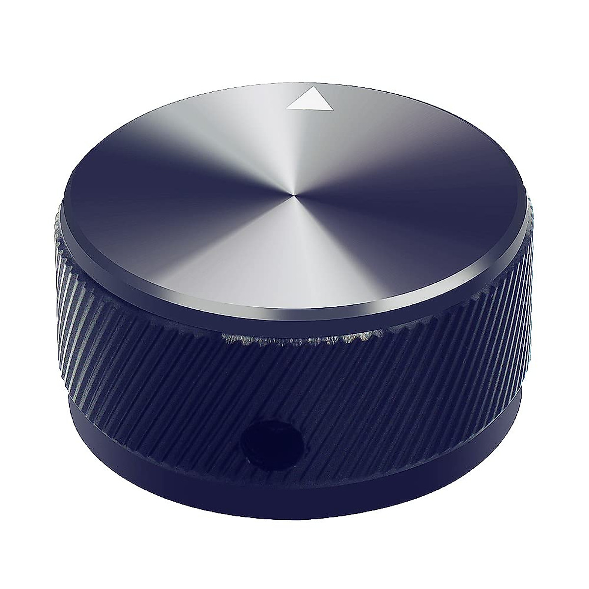 mxuteuk Black Guitar Knob Aluminum Alloy Potentiometer Control Knob Volume Audio Electric Guitar Bass Knob Screw Type 34 x 17mm (d*h) KNOB-06-34BK