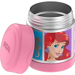 THERMOS FUNTAINER 10 Ounce Stainless Steel Kids Food Jar, Disney Princesses