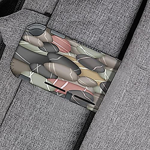 Sea Pebbles Compatible with Switch/Switch Lite Console Joy-Con Dock Sticker Skin Full Set Cute Stickers Cover for Switch