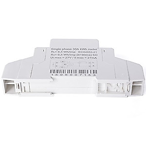 BAYM® 5(32) A 120V 60HZ Single Phase Din Rail KWH Watt Hour Din-Rail Energy Meter LCD KWH 32A
