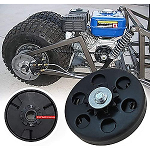 FDJ Centrifugal Clutch 3/4 10 Tooth 212cc Predator Engine Go Kart Clutch with Bolt and Washer Kit