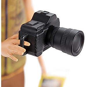 Barbie Photojournalist Doll, Brunette, Inspired by National Geographic for Kids 3 Years to 7 Years Old