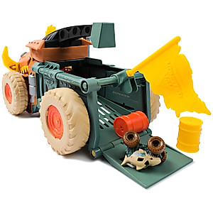 Monster Jam Mini Jam, Megalodon Mad Hog Chomper and Monster Truck, Fun Cleanup and Storage, Kids Toy Gifts for Boys and Girls Ages 3 and Up