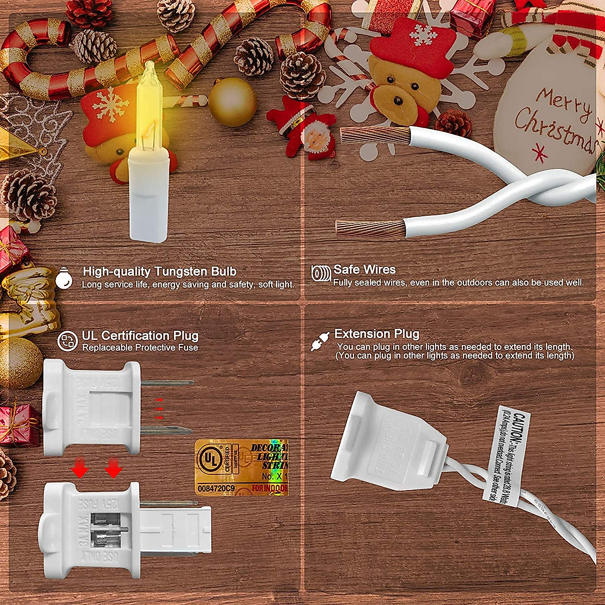 Christmas Candy Cane Lights,20 Inch Candy Cane Outdoor Christmas Decorations Outdoor Pathway Waterproof Led Light for Walkway, Yard, Home, Holiday Party Decoration (16Pack)