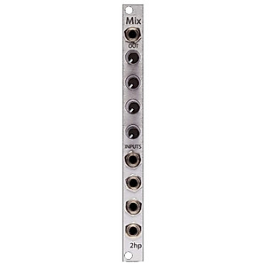 2hp Mix 4-Channel Audio Mixer Eurorack Synth Module