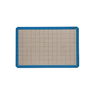 CasaWare 3pc Ultimate Commercial Weight 15 x 10 x 1-inch Cookie Sheet/Cooling Grid/Silicone Mat Bakeware Set (Silver Granite)