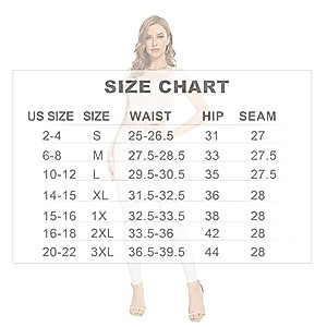 NanaDay Womens Hyper Stretch Skinny Pants Comfy Jeans with Pockets (Off-White, 2XL)