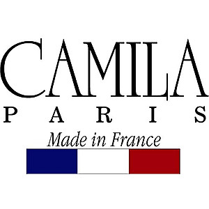 Camila Paris CP2431 French Hair Side Comb Small Rounded Tortoise Shell, French Twist Hair Combs, Strong Hold Hair Clips for Women Bun Chignon, No Slip Styling Girls Hair Accessories Made in France