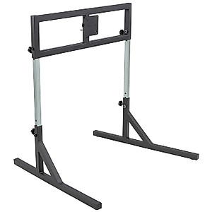 SimFab Monitor Mount Floor Stand for Racing and Flight Simulators | for Monitors up to 100x100mm VESA, 24, 27, 32, 34, 37, 49 Ultra Wide