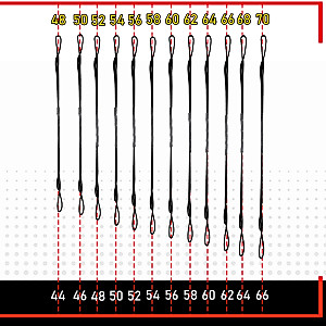 TACHYON ARCHERY Recurve Bow String - Dacron Bow String Replacement for Traditional and Recurve Bow with Finger Saver, Bowstring 14,16 Strands AMO 48-70 inches