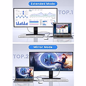 FOINNEX VGA to HDMI Adapter Converter with Audio,(PC VGA Source Output to TV/Monitor with HDMI Connector), Active Male VGA in Female HDMI 1080p Video Dongle adaptador for Computer,Laptop,Projector