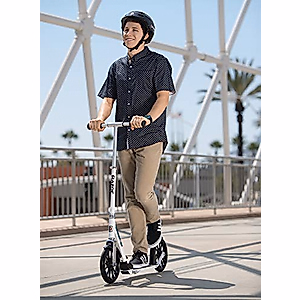 Razor A5 Air Kick Scooter for Kids Ages 8+ - Extra-Long Deck & A6 Kick Scooter for Kids Ages 8+ - Extra-Tall Handlebars & Longer Deck