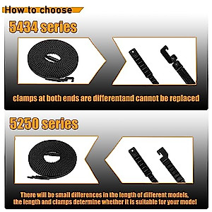 Upgraded 41A5250-2 Drive Belt Garage Door Opener, 307'' Drive Belt for 10ft Garage Door Compatible with Liftmaster/Chamberlain/Sentex/Whisper Belt Drive