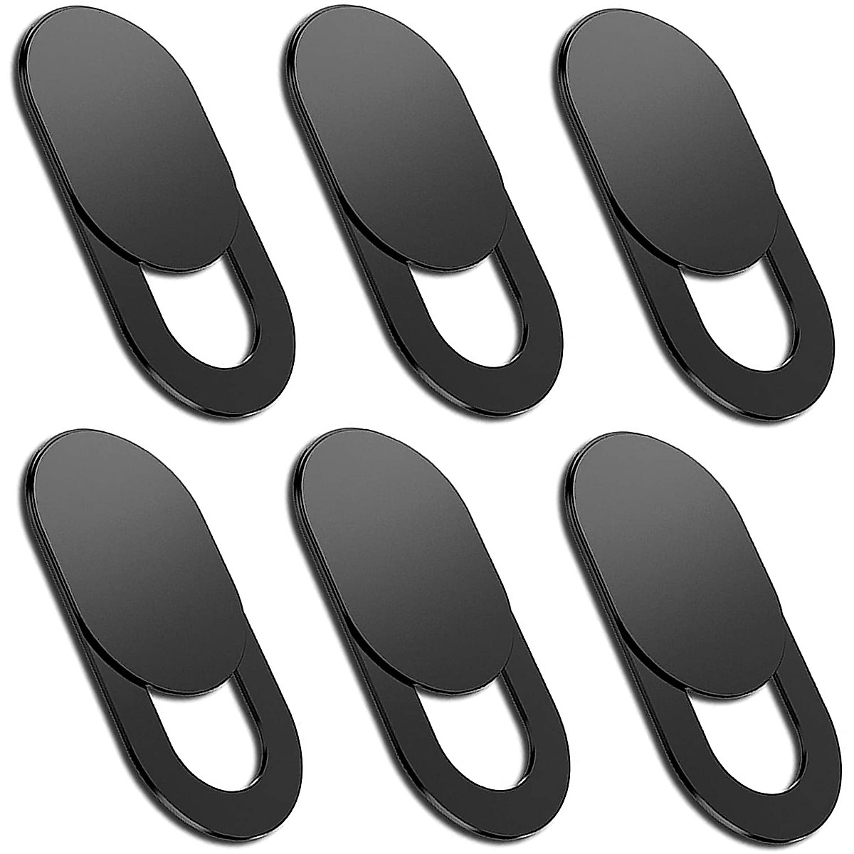 6Pcs Webcam Cover, Camera Cover Slide, Privacy Covers, 0.02-Inch Ultra-Thin Webcam Cover for Laptop, PC, Phone, Protect Your Privacy and Security