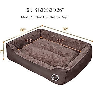 Dog Bed, Dog Beds for Large Dogs, Rectangle Washable Pet Mattress Comfortable and Breathable Large Dog Bed, Pet Bed