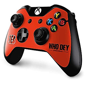 Skinit Decal Gaming Skin Compatible with Xbox One Controller - Officially Licensed NFL Cincinnati Bengals Team Motto Design