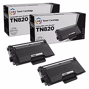 LD Products Compatible Toner Cartridge Replacement for Brother TN820 (Black, 2-Packs) for use in DCP-L6600DW HL-L6200DW HL-L6200DWT HL-L6250DN HL-L6250DW HL-L6300DWT & HL-L6300DW