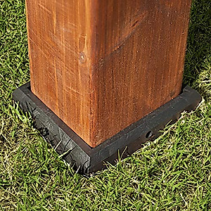 Backyard Discovery 12' by 10' Cedar Wood Pergola, Wind Secure, Strong, Quality Made, Rot Resistant, Concrete Anchors, Spacious for Outdoor Patio, Deck