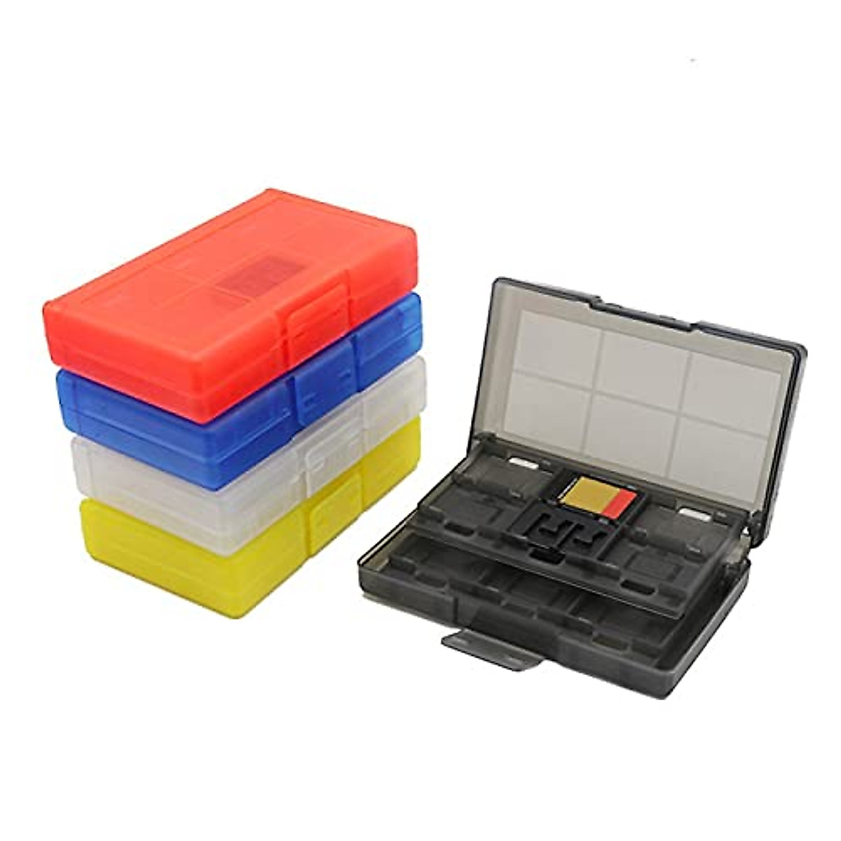 giveyoulucky24 in1 Game Cassette Storage Box Container Card Case for Nintendo Console Switch - Blue