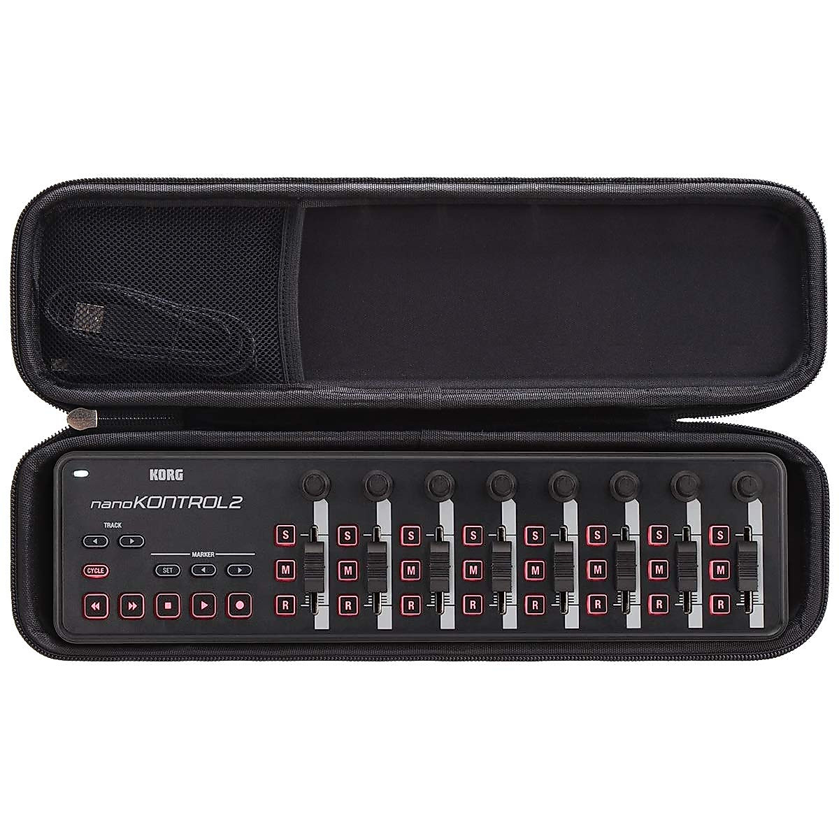 Aproca Hard Travel Protective Case compatible with KORG nanoKONTROL2 / NANOKEY2WH / nanoPAD2 Slim-Line USB Control Surface/MIDI Pads